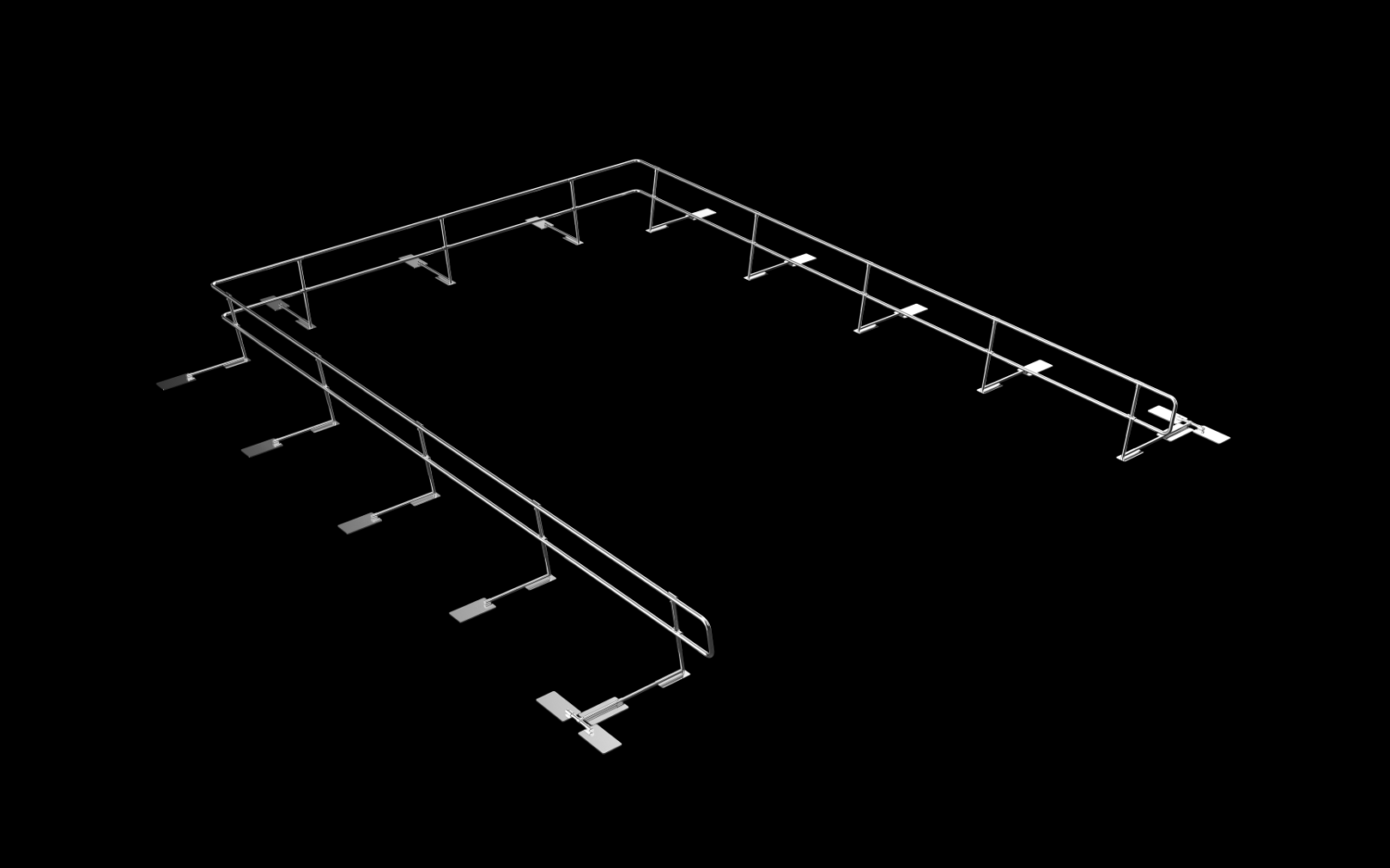 Pro Rail Freestanding Guardrail – Surpro Products Ltd