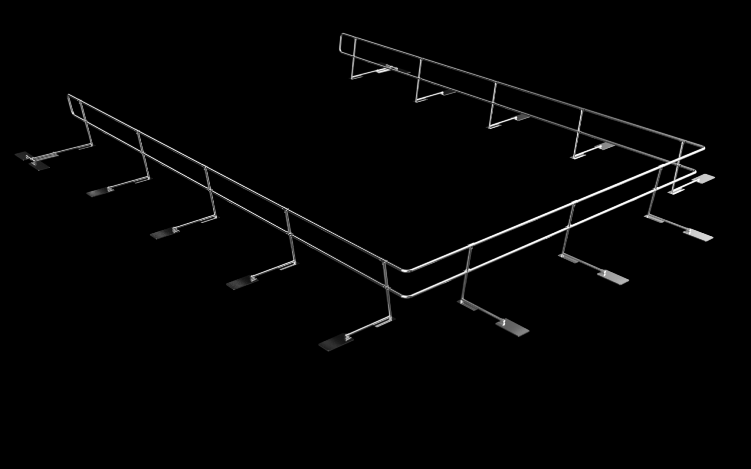 Pro Rail Freestanding Guardrail – Surpro Products Ltd