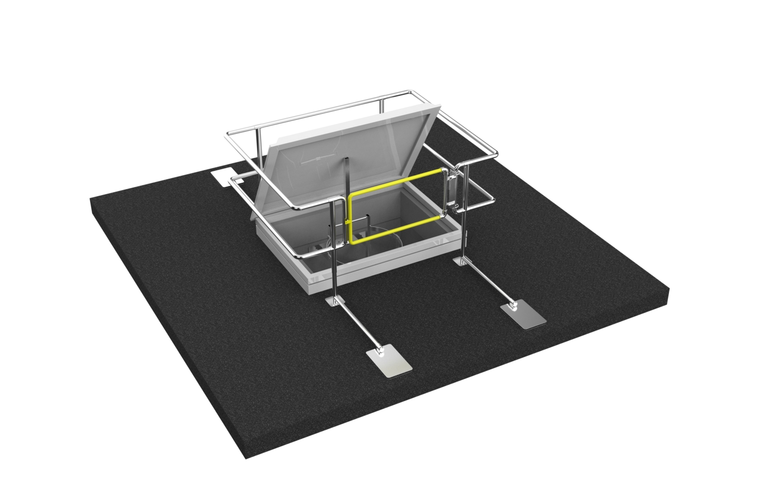 Roof Hatch Guardrail Free Standing – Surpro Products Ltd