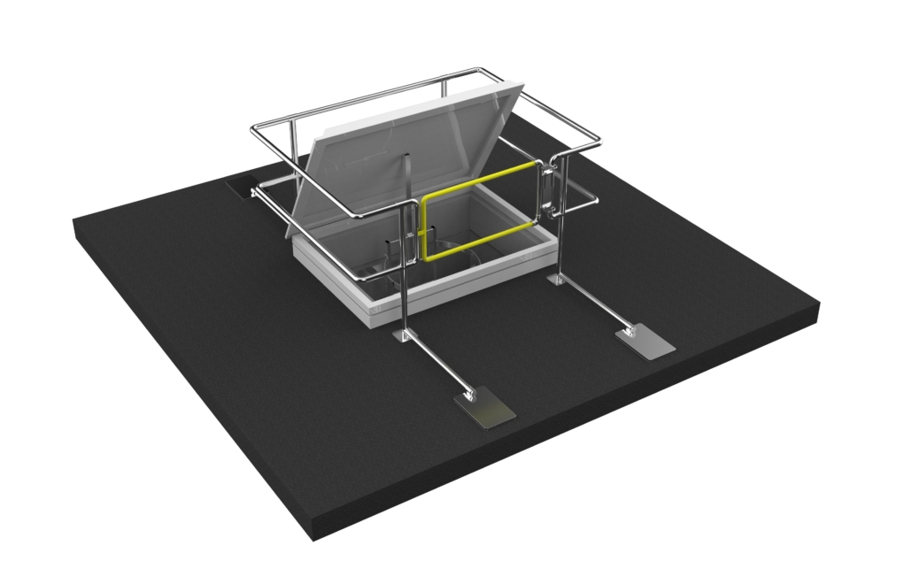 Roof Hatch Guardrail Free Standing – Surpro Products Ltd