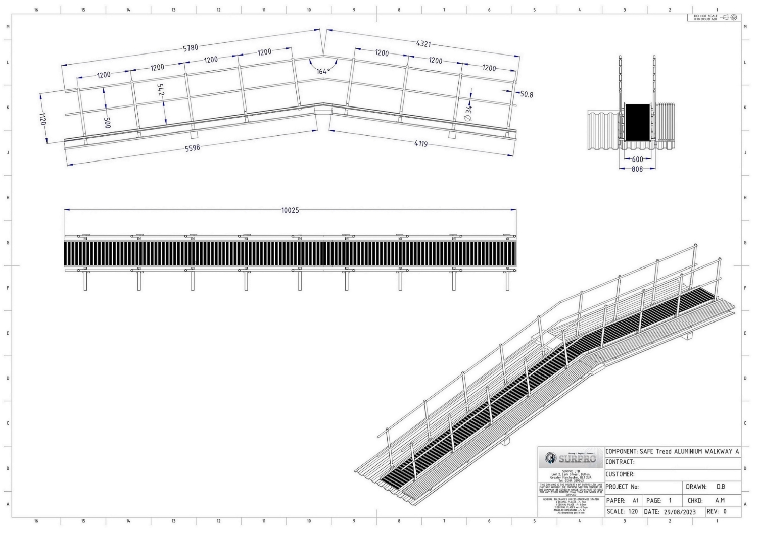 Safe Tread Stepped Aluminium Walkways – Surpro Products Ltd