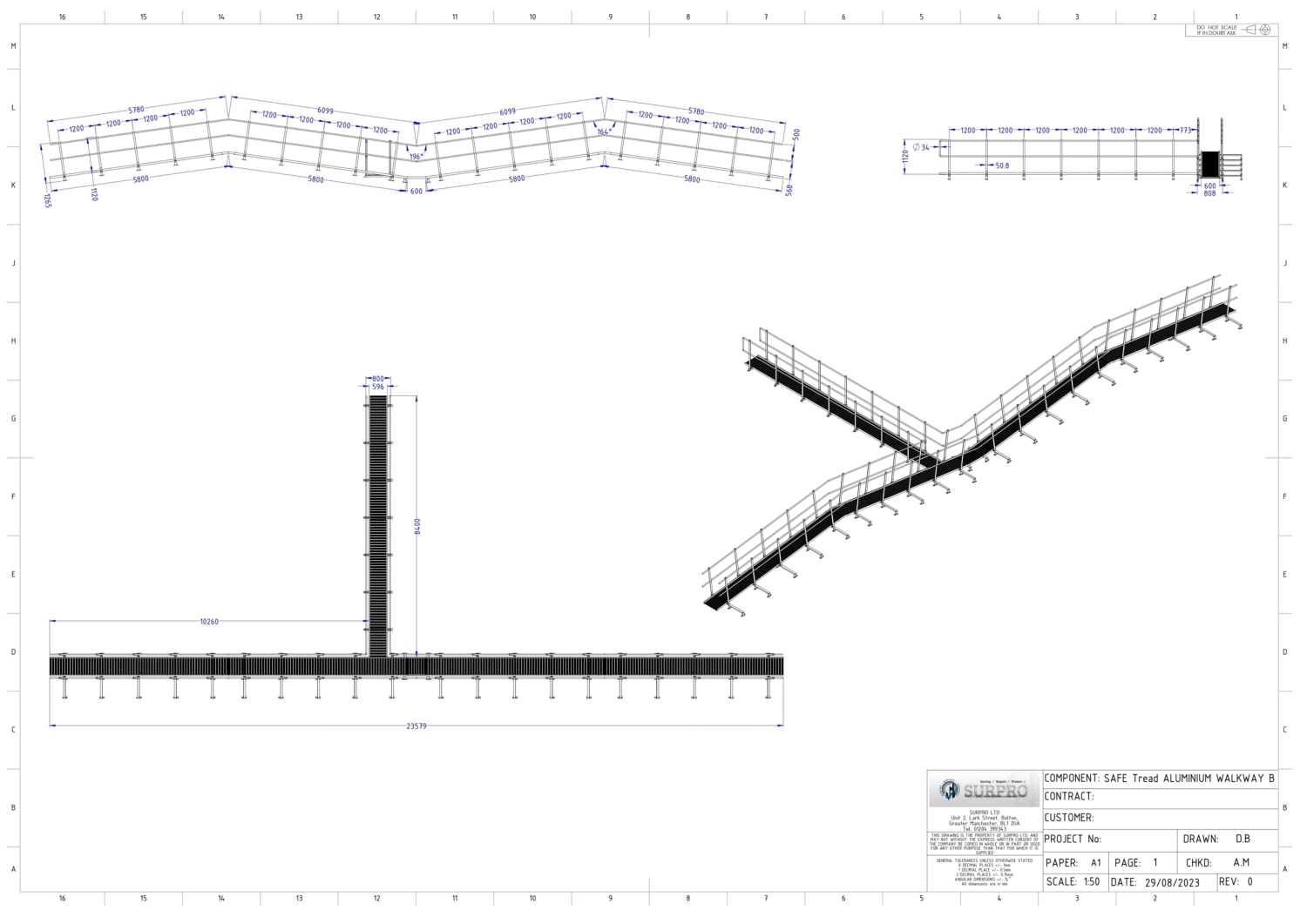 Safe Tread Aluminium Walkways – Surpro Products Ltd