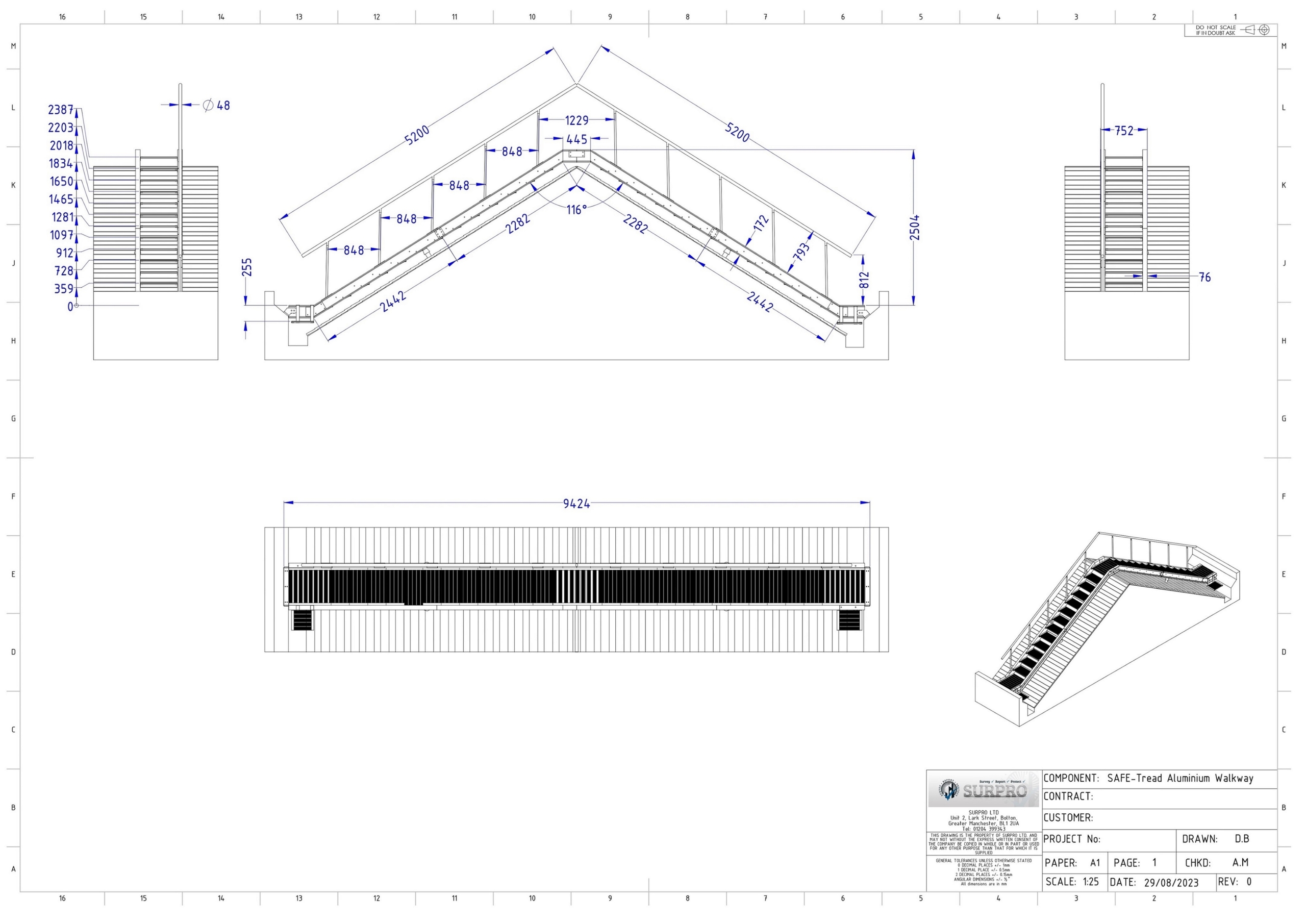 Safe Tread Aluminium Walkways – Surpro Products Ltd