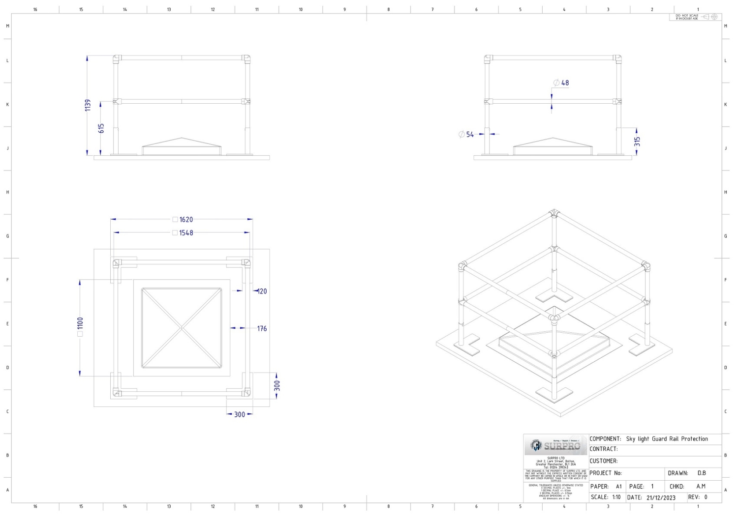 Sky Light Guardrail Protection – Surpro Products Ltd