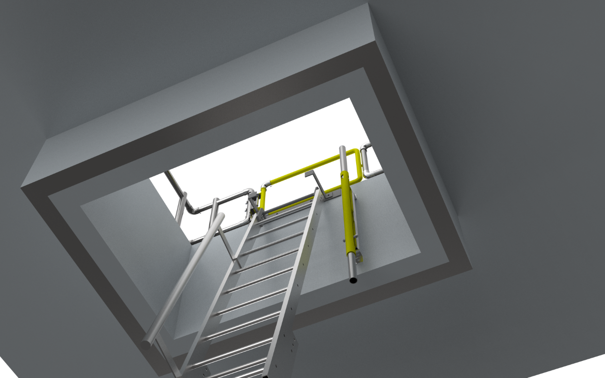 Roof Hatch Guardrail Fixed – Surpro Products Ltd