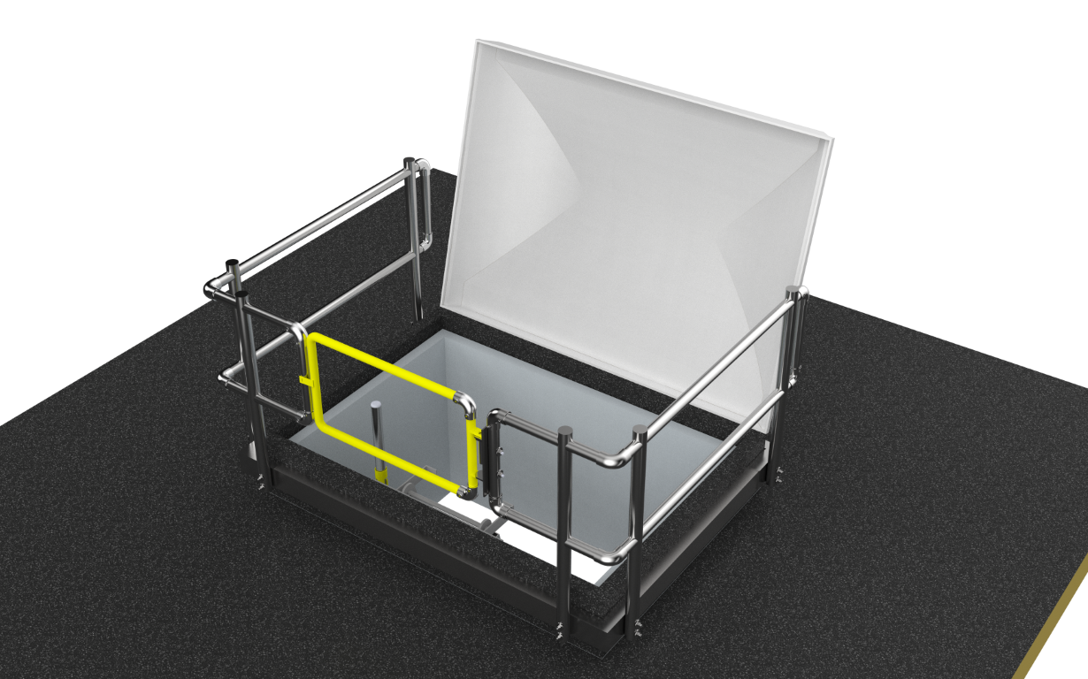 Roof Hatch Guardrail Fixed – Surpro Products Ltd