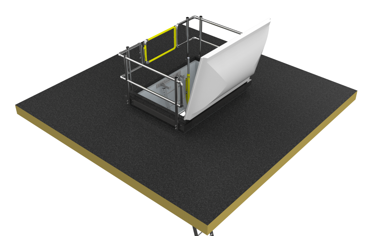 Roof Hatch Guardrail Fixed – Surpro Products Ltd